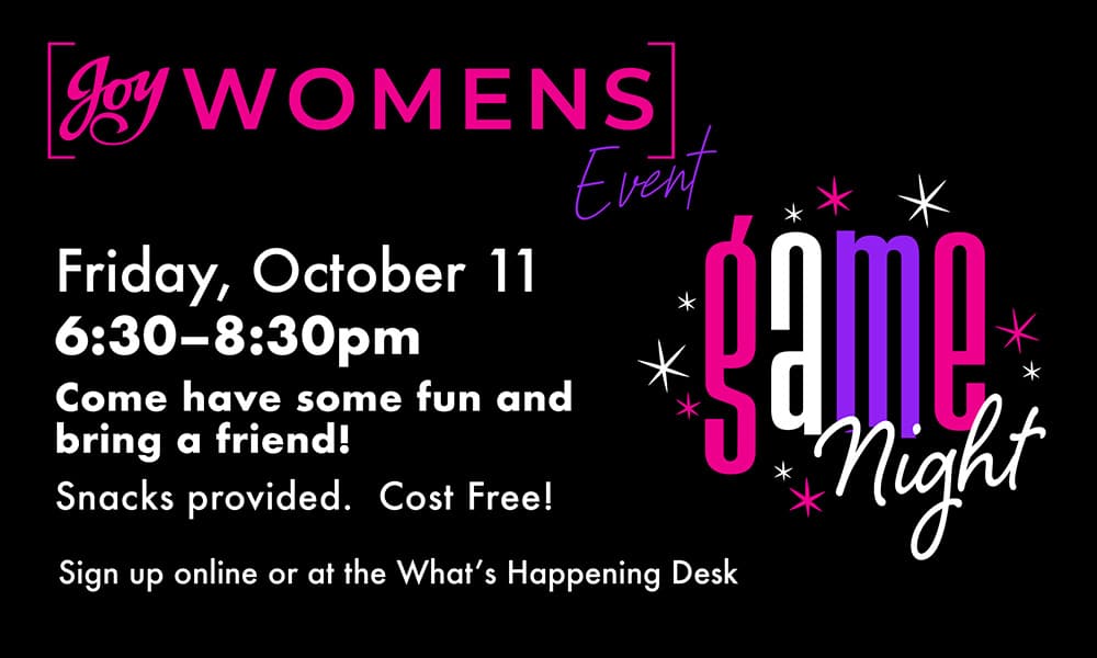 Ladies Game Night - Joy Christian Center